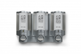 AVIVA III Amenity Dispenser Satin Silver/Translucent for Grey+Finch ...