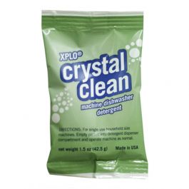 Crystal Clean Dishwasher Detergent Powder - 1.5 oz Pouches